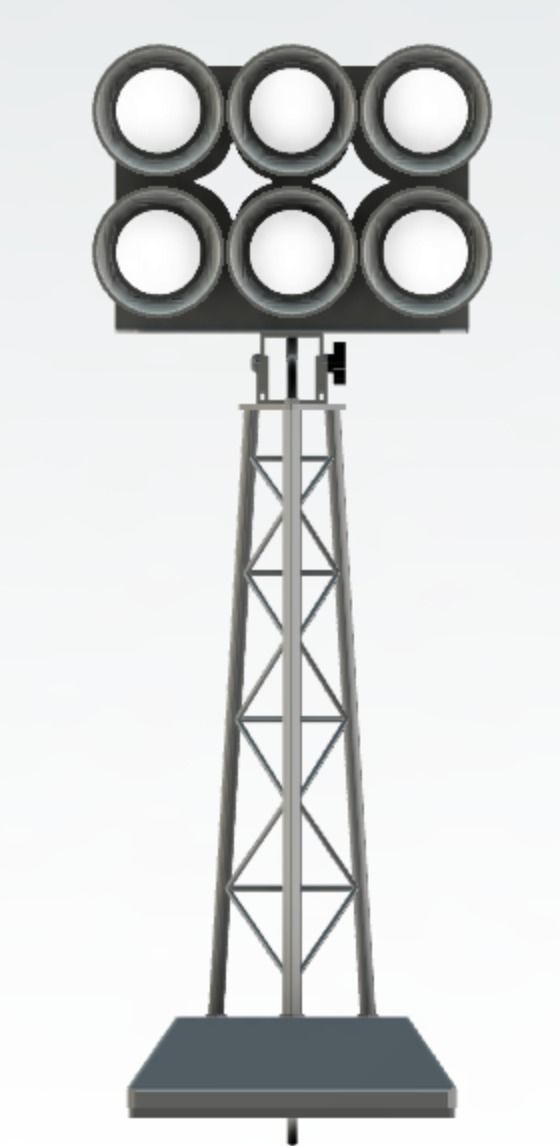 Football Stadium Table Lamp 3D model | CGTrader