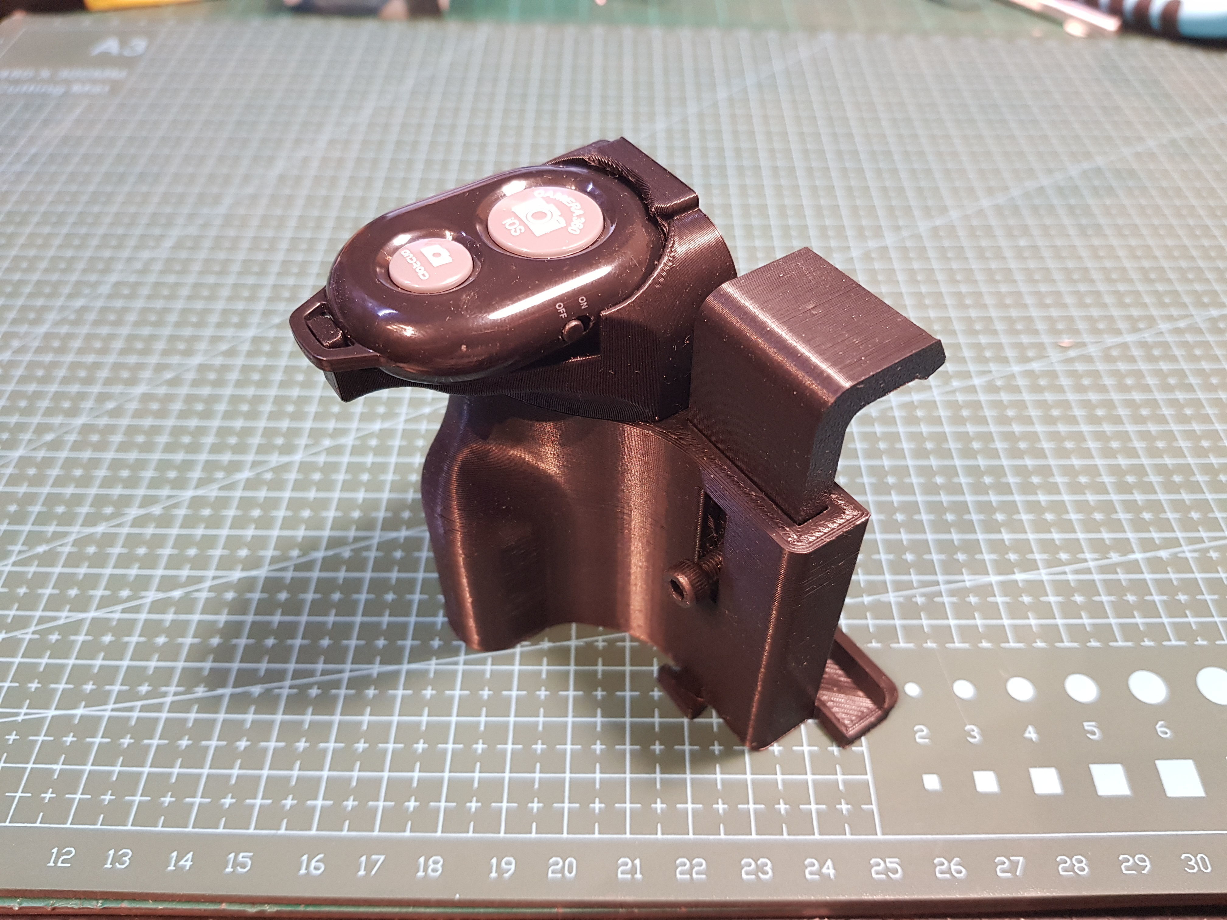 Smart phone camera grip - camera holder 3D model 3D printable | CGTrader