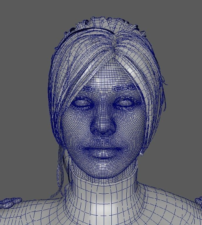 3D model Realistic Woman Character VR / AR / low-poly | CGTrader