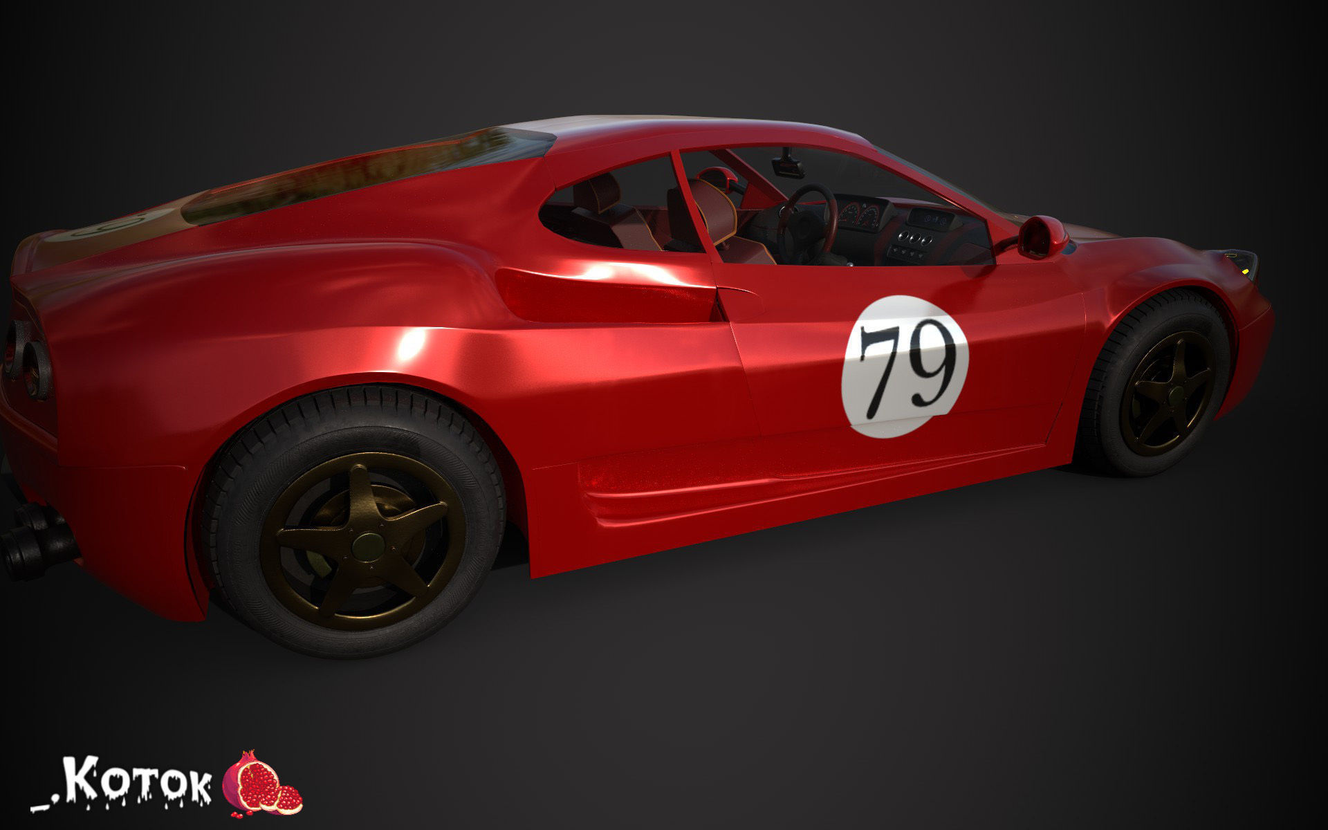RaceCar ferrari italia free VR / AR / low-poly 3D model | CGTrader