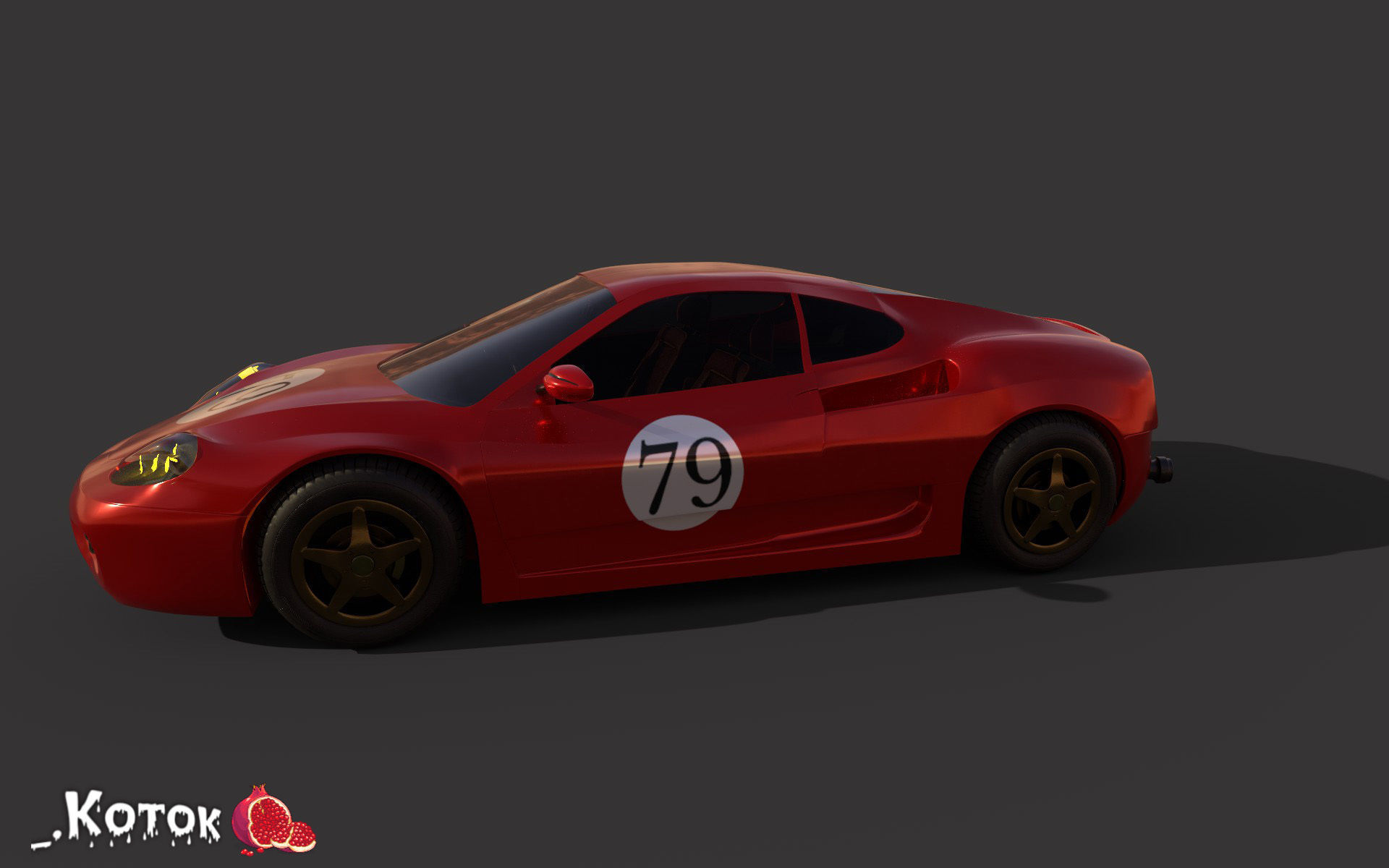 RaceCar ferrari italia free VR / AR / low-poly 3D model | CGTrader