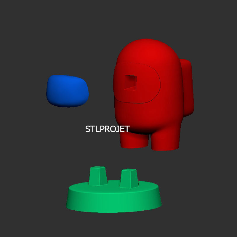 Among Us free 3D model 3D printable | CGTrader