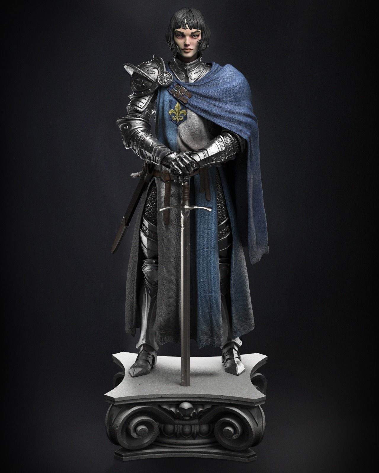 Joan of Arc 3D Print 3D model 3D printable | CGTrader