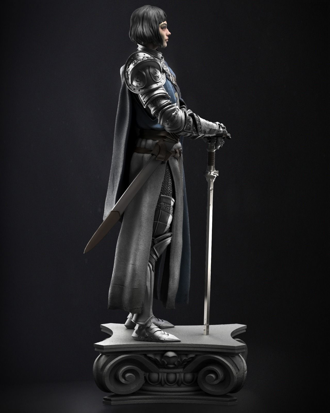 Joan of Arc 3D Print 3D model 3D printable | CGTrader