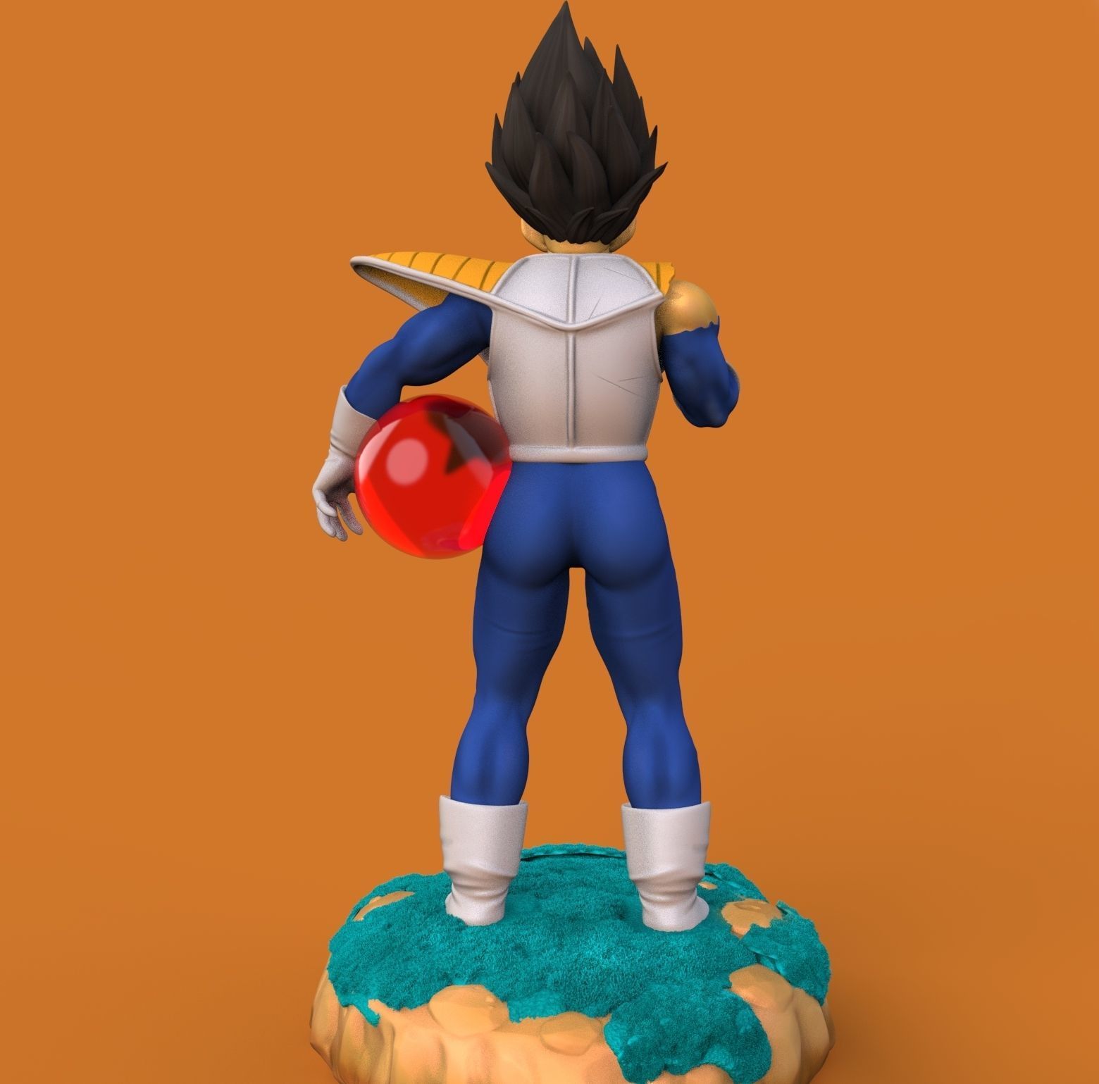 Vegeta Dragon Ball - 3D printing model 3D model 3D printable | CGTrader