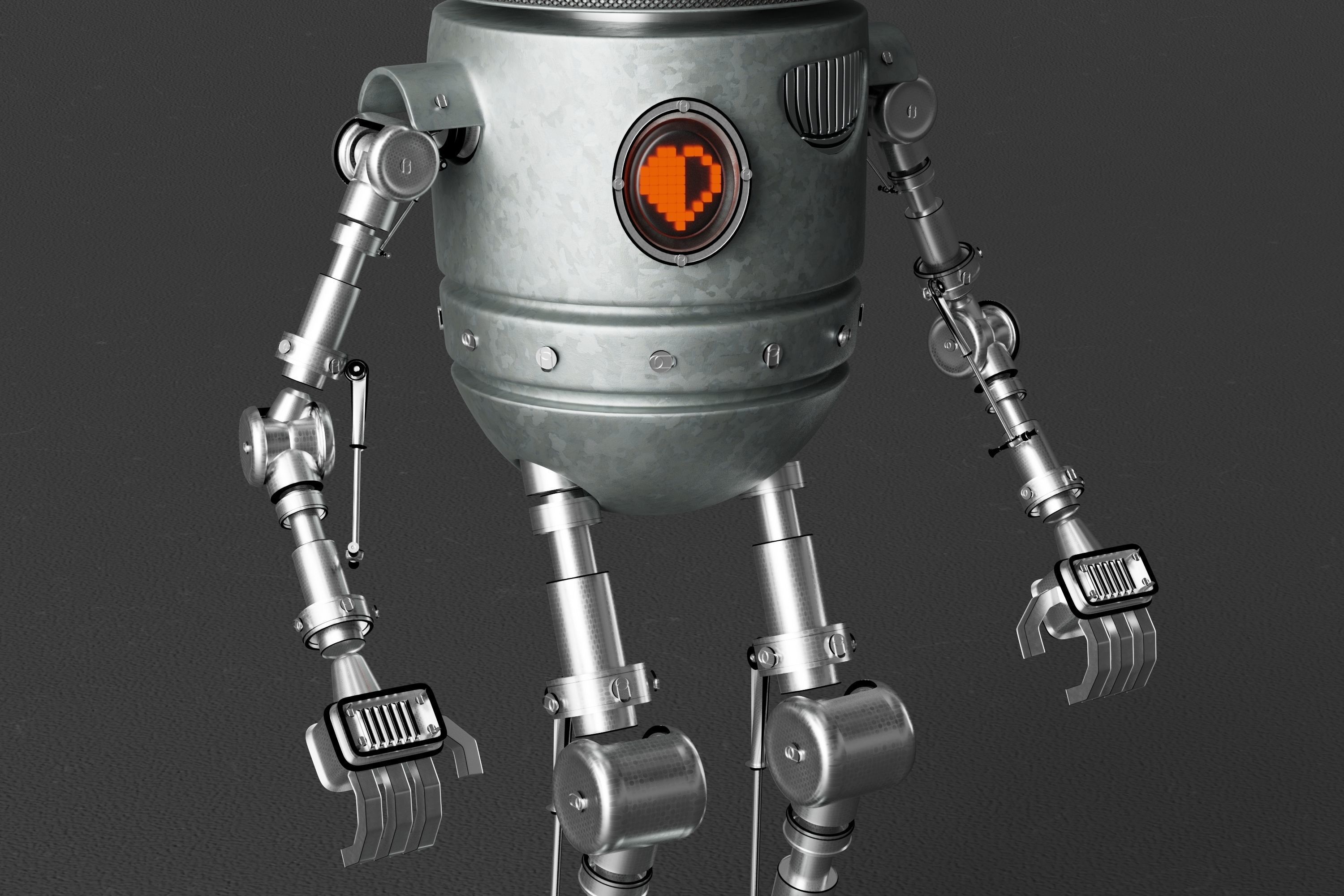 3D model Robot V29 VR / AR / low-poly | CGTrader
