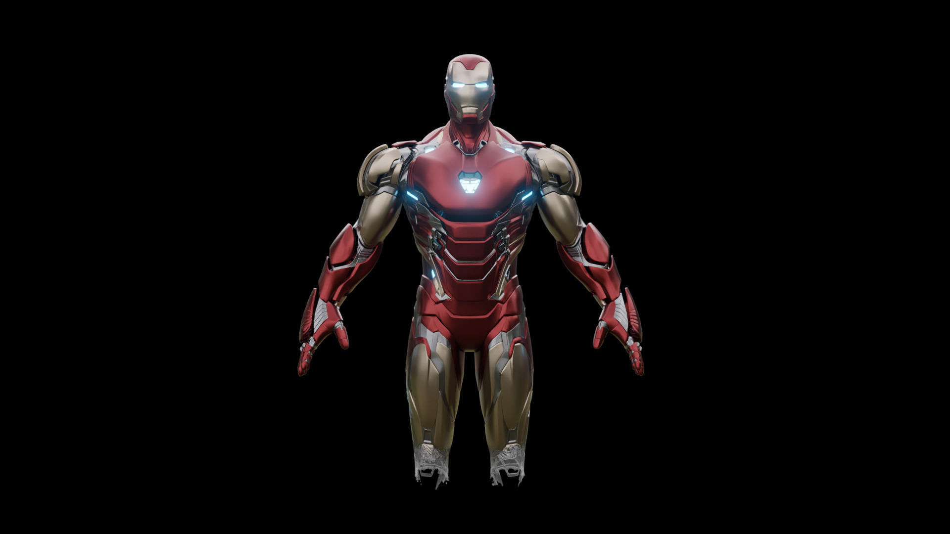 Mark 85 Model with Nanotech system 3D model rigged | CGTrader