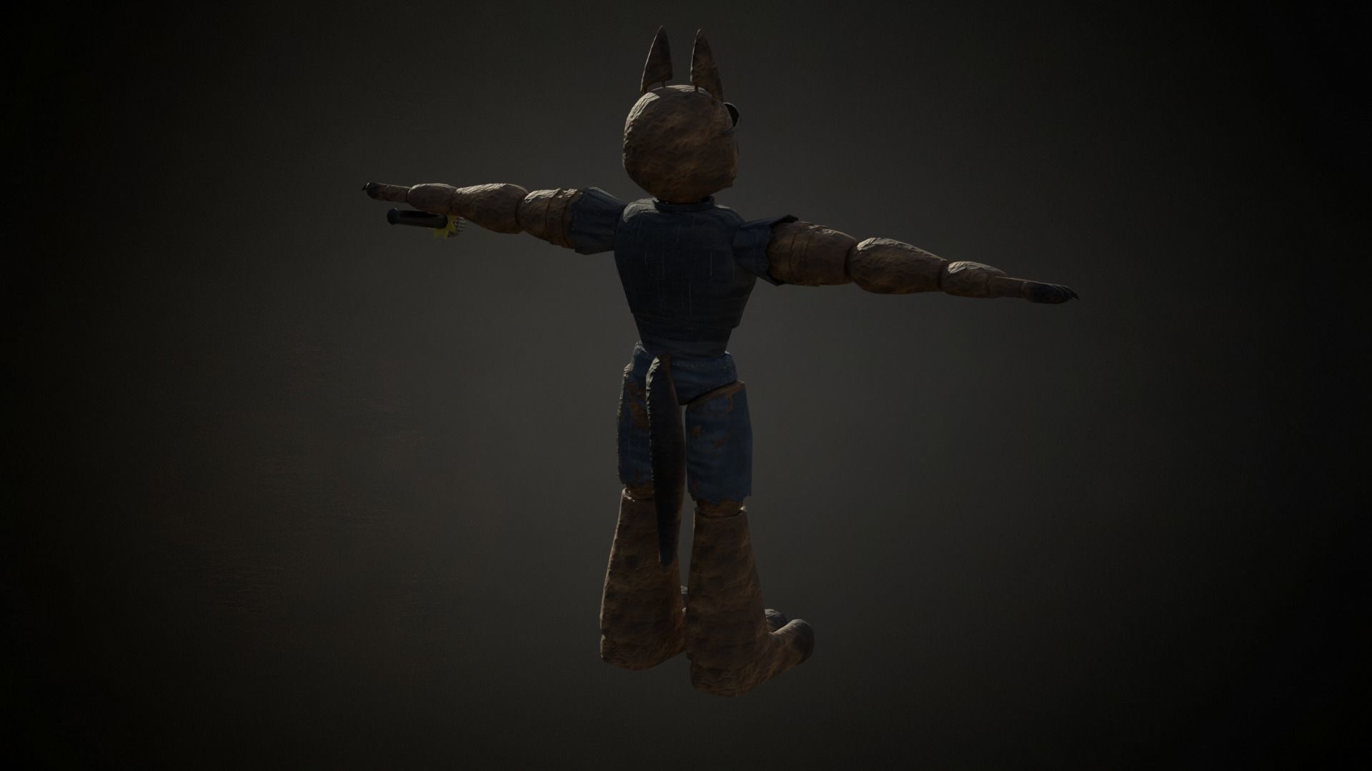3D model Fnaf like dog singer animatronic VR / AR / low-poly | CGTrader