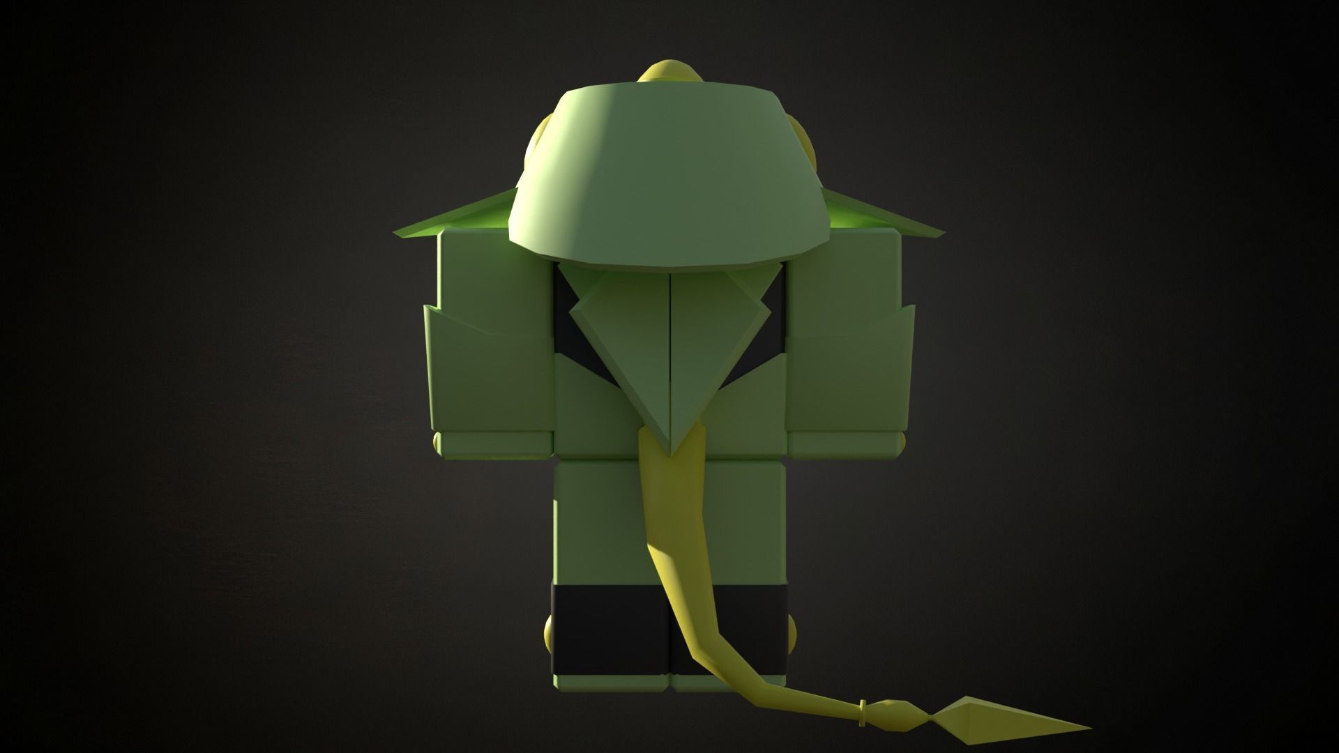 3D model Jojo echoes act 2 roblox r15 character VR / AR / low-poly ...