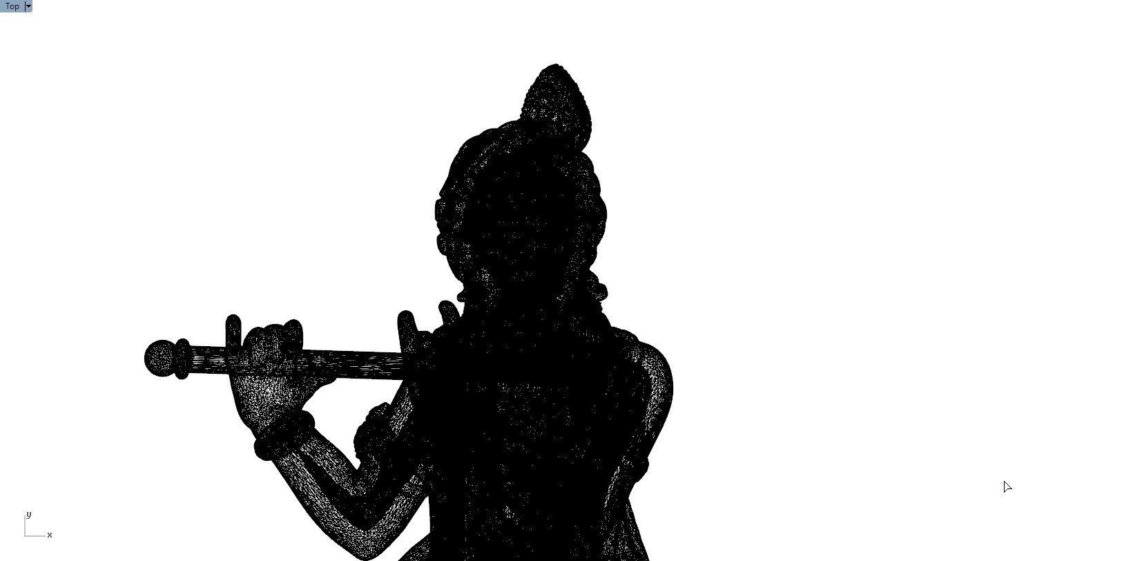 KRISHNA 3D STATUE 3D model 3D printable | CGTrader