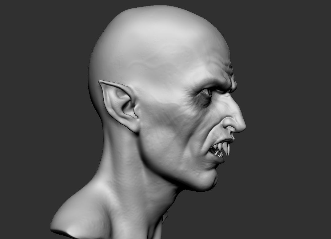 Vampire head free 3D model | CGTrader