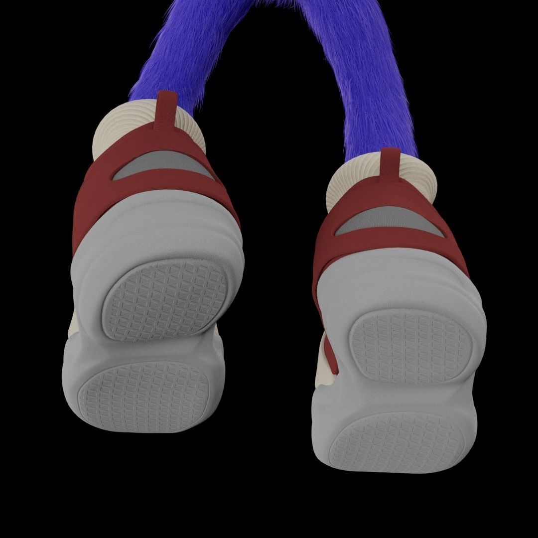 Sonic the Hedgehog 3D model rigged | CGTrader