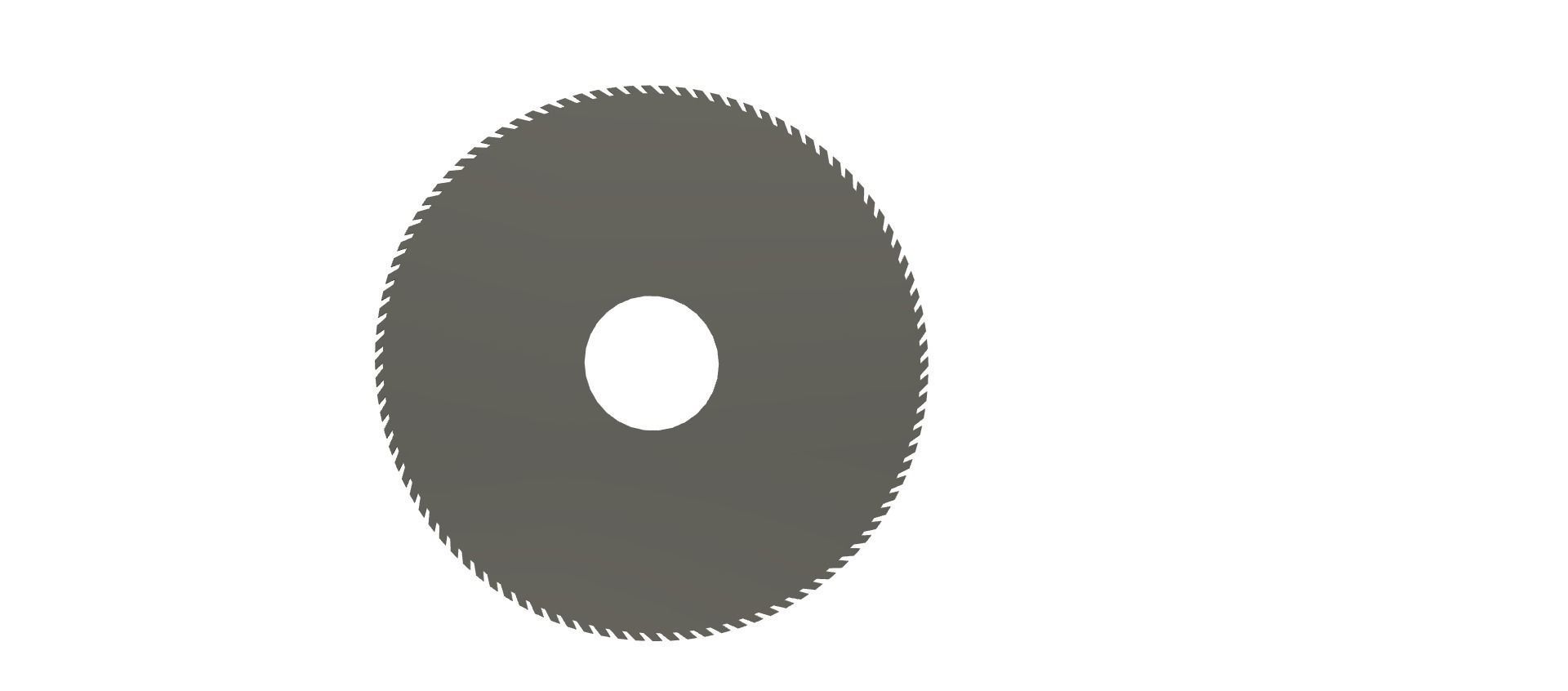 circular saw blade free 3D model 3D printable | CGTrader