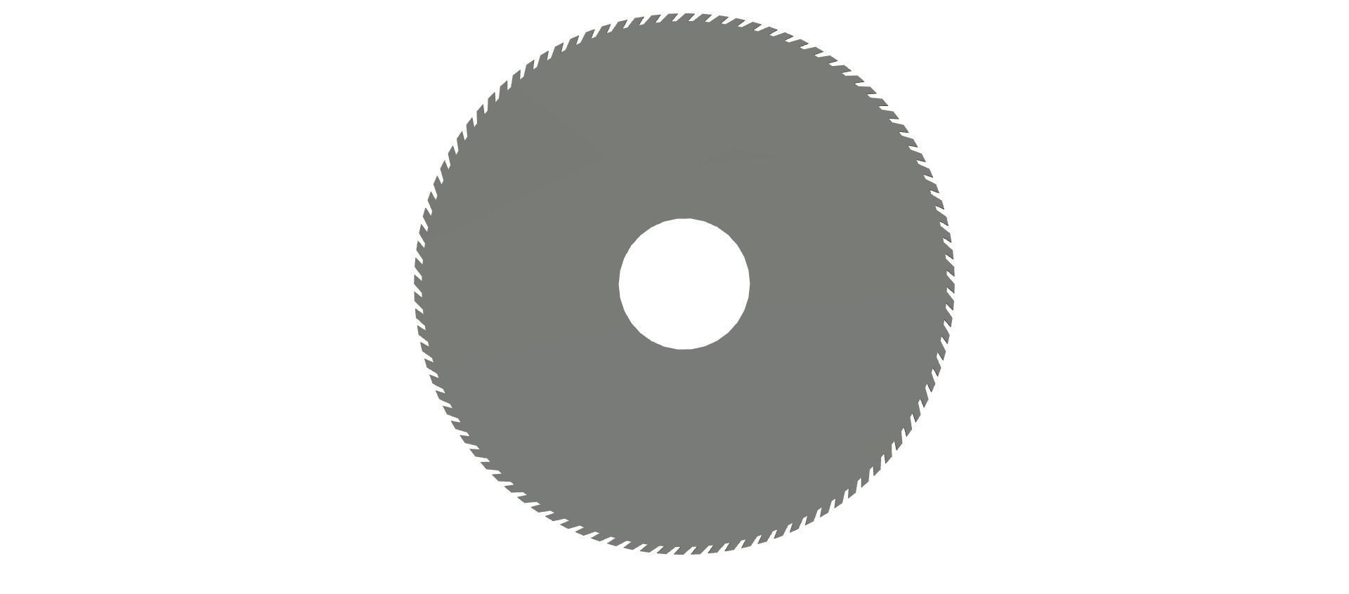 circular saw blade free 3D model 3D printable | CGTrader