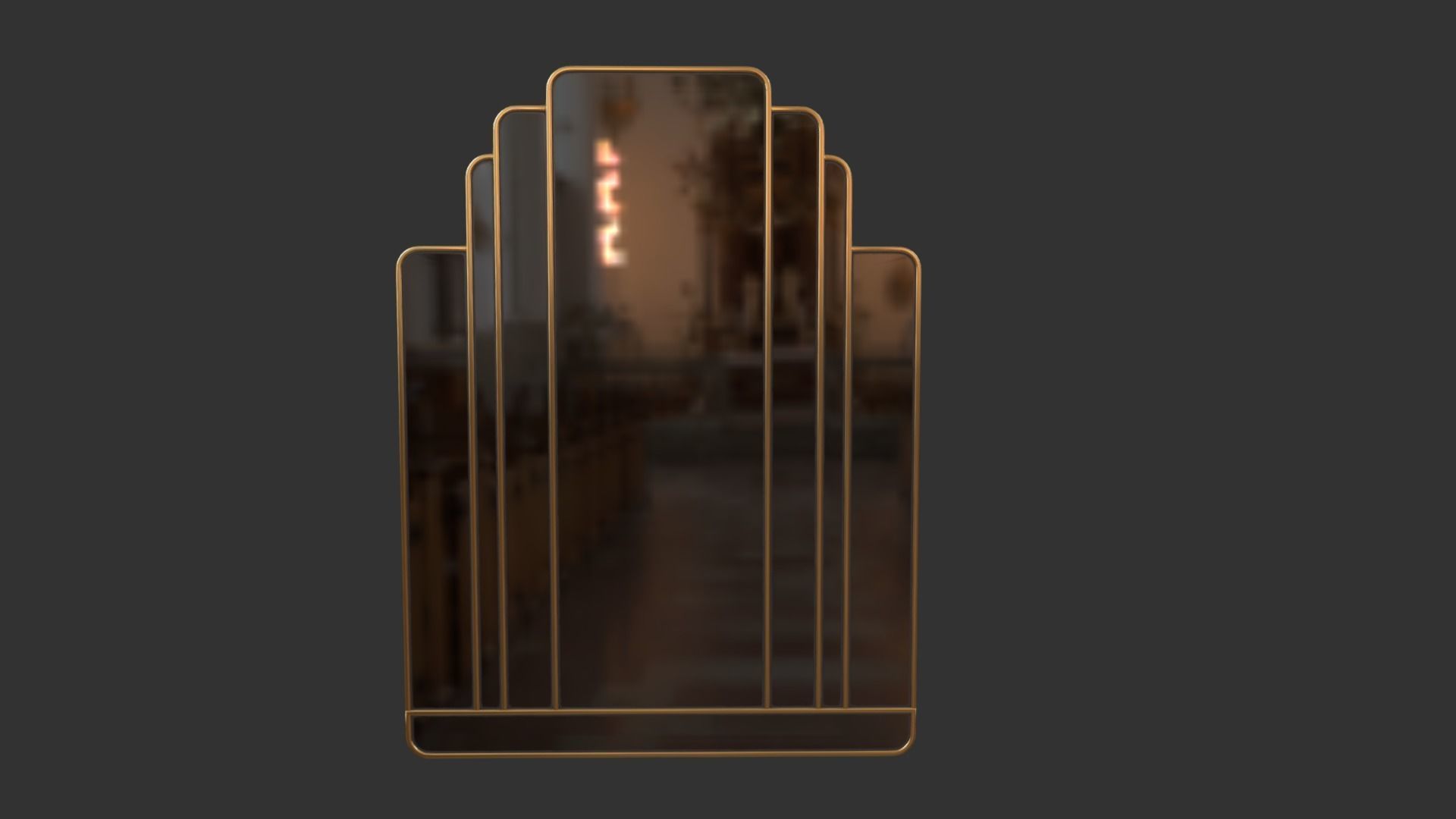 Art Deco mirror free VR / AR / low-poly 3D model | CGTrader