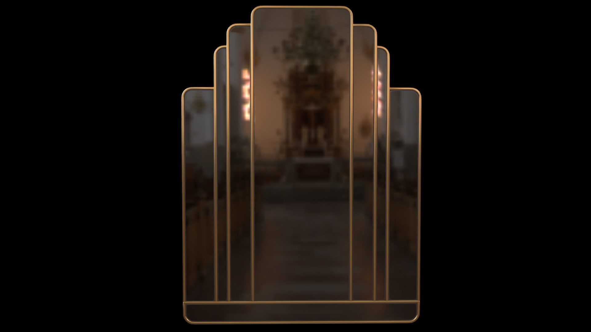 Art Deco mirror free VR / AR / low-poly 3D model | CGTrader
