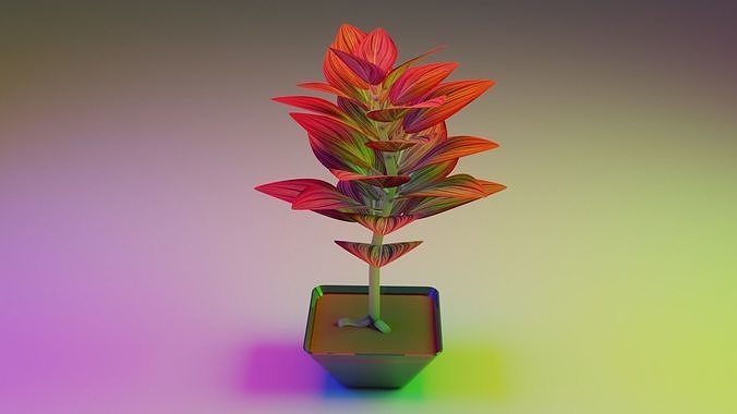 3D model Colorful Tree VR / AR / low-poly | CGTrader