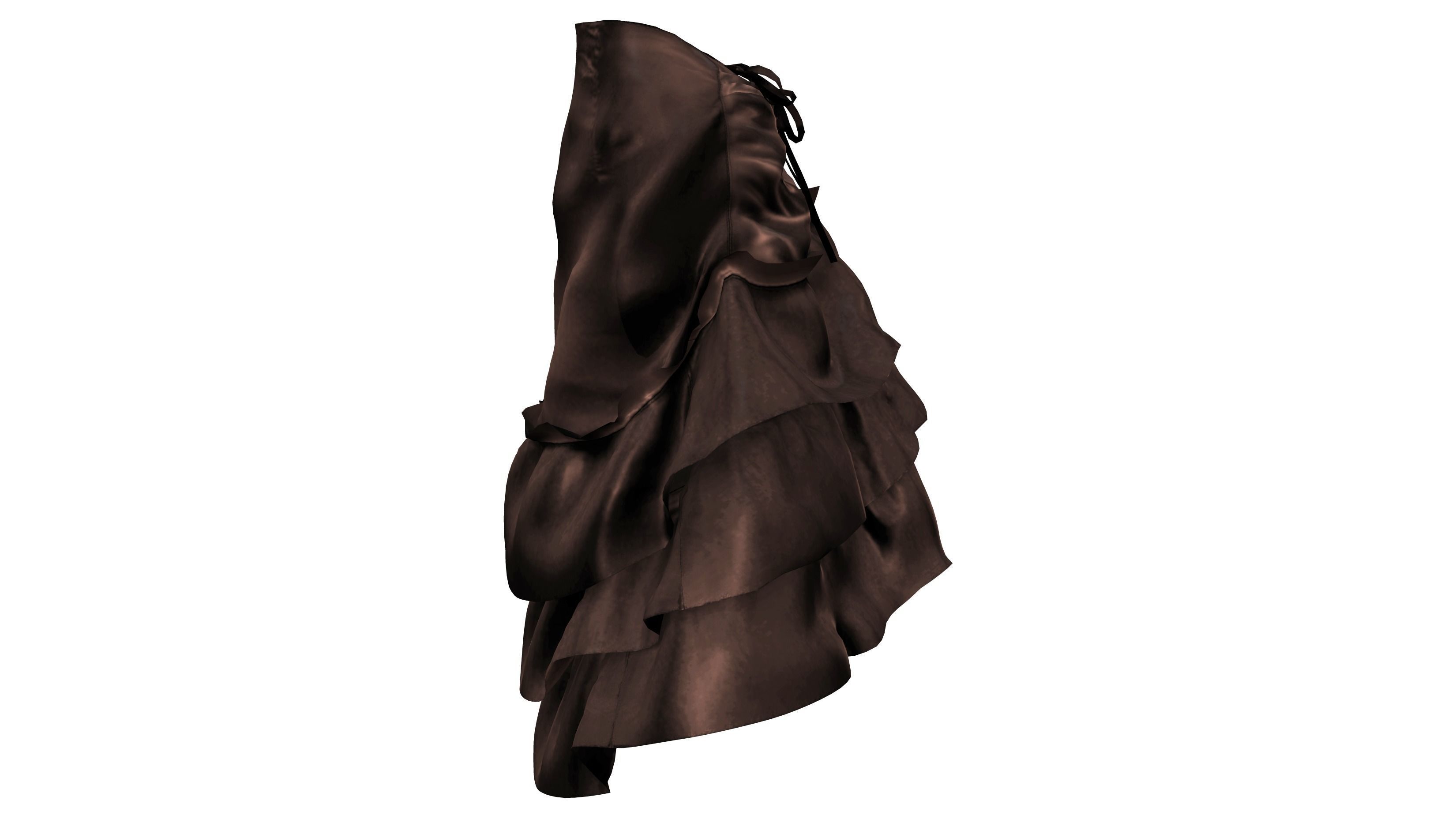 3D model Bustle Skirt VR / AR / low-poly | CGTrader