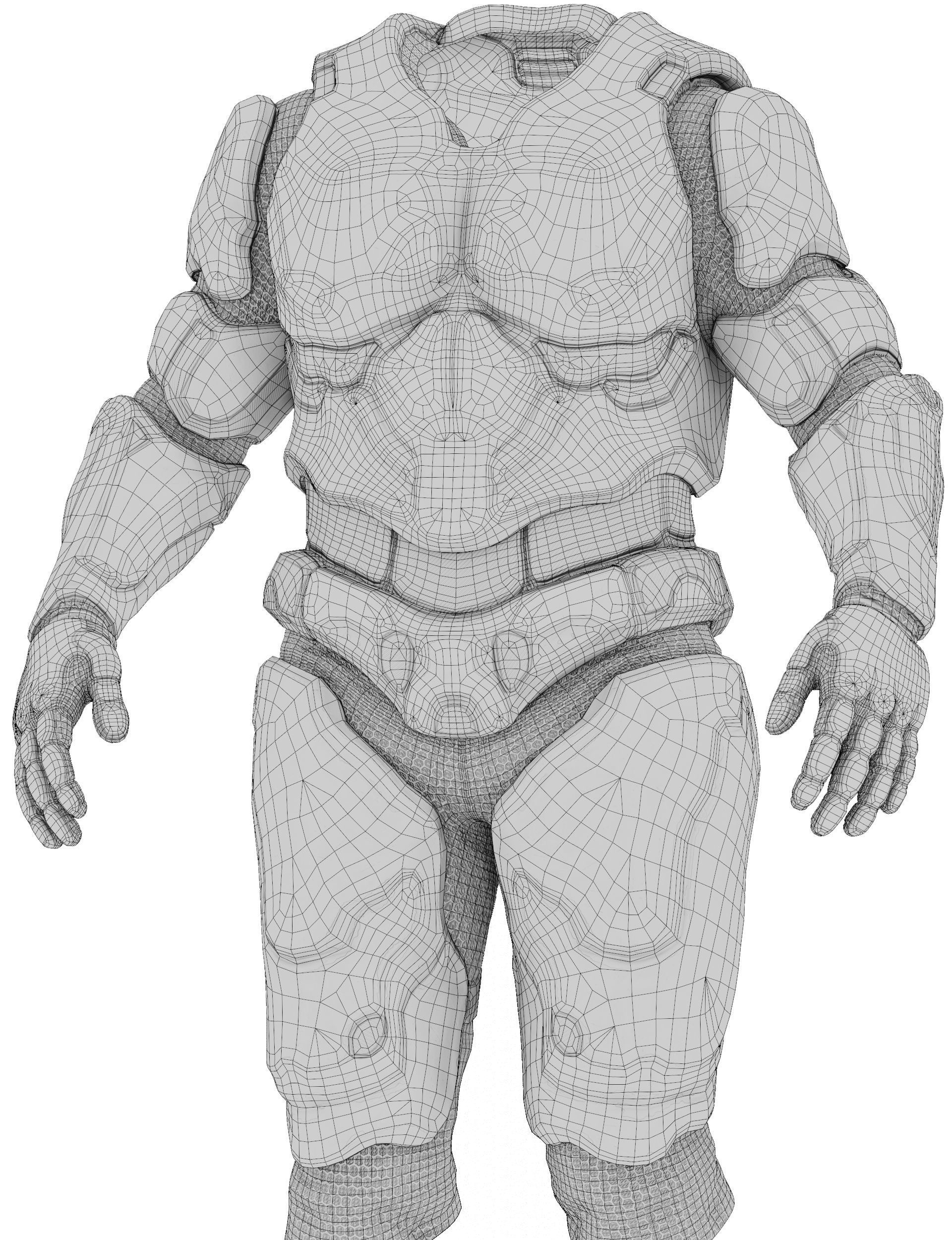 3d Model Atlas Rigged Sci Fi Character Vr Ar Low Poly Rigged Cgtrader