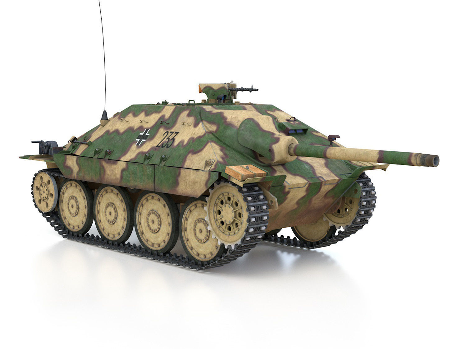 Jagdpanzer 38 t - Hetzer - 233 3D model | CGTrader