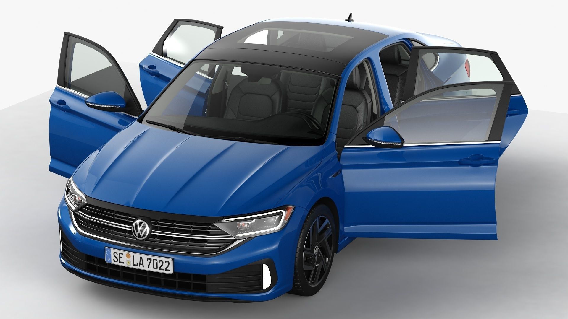Volkswagen Jetta 2022 3D model | CGTrader