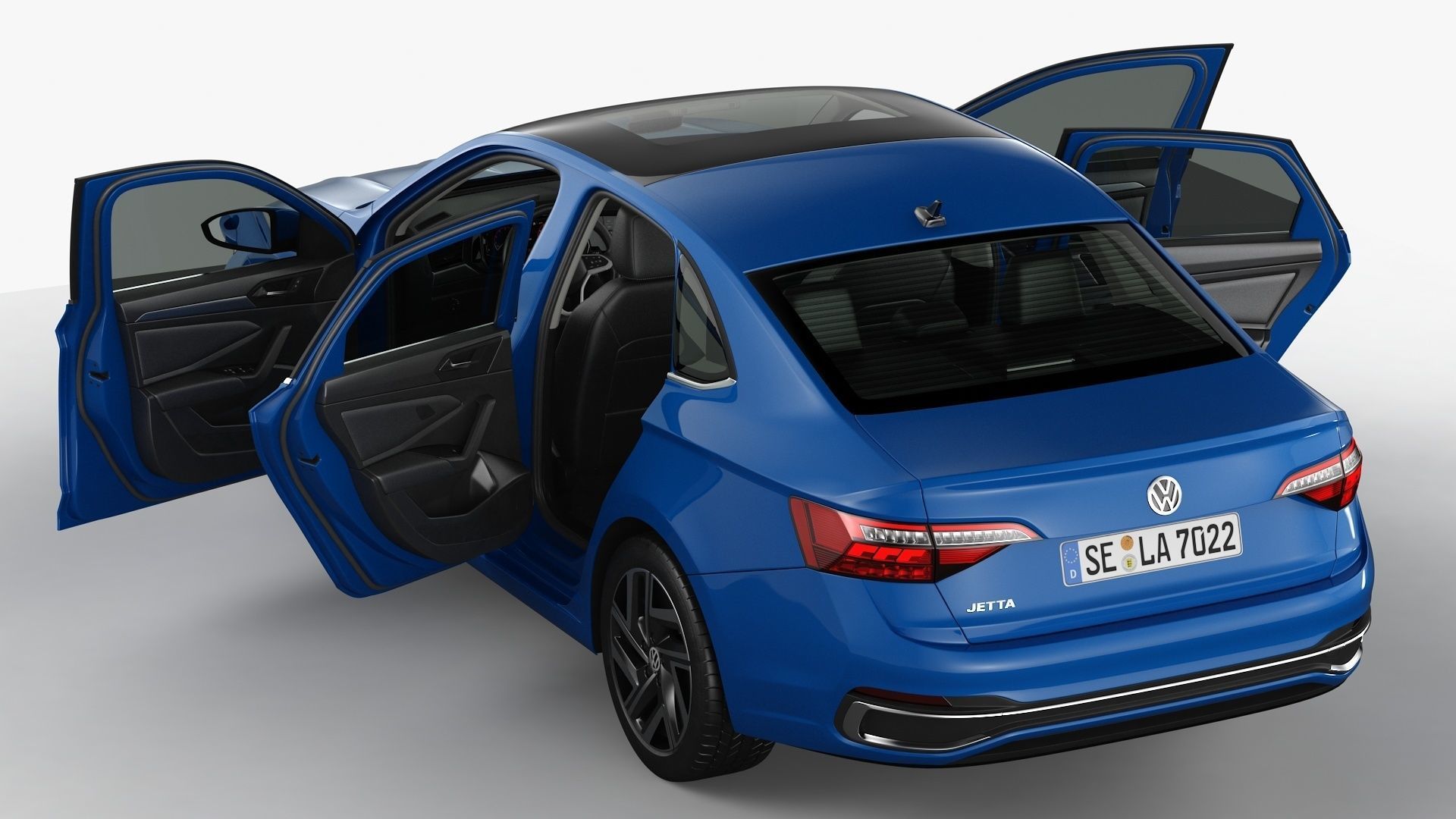 Volkswagen Jetta 2022 3D model | CGTrader