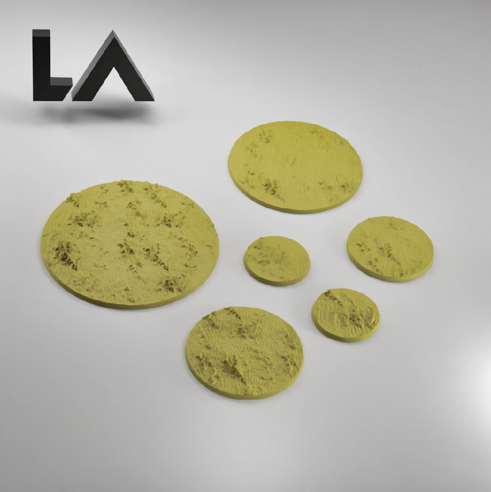 HD Base Set 6 - Beach Sand 3D model 3D printable | CGTrader