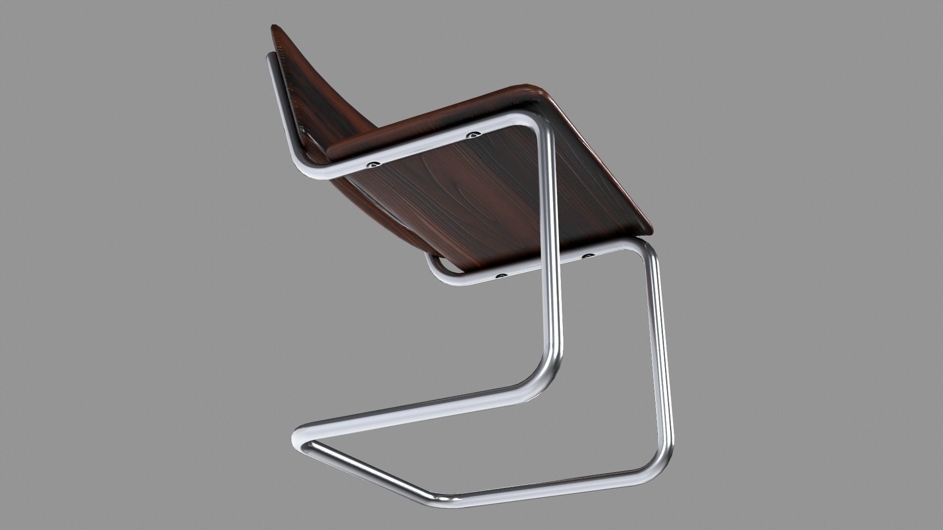 3D model Side Chair - Classroom Student Chair VR / AR / low-poly | CGTrader