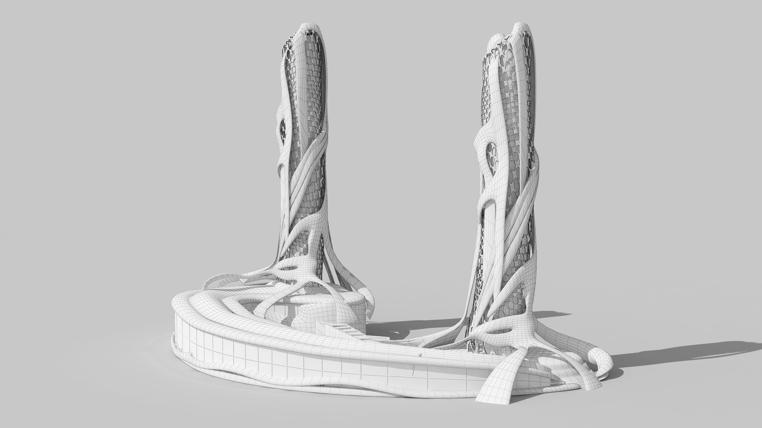 0082 - Organic Skyscraper 3D model | CGTrader