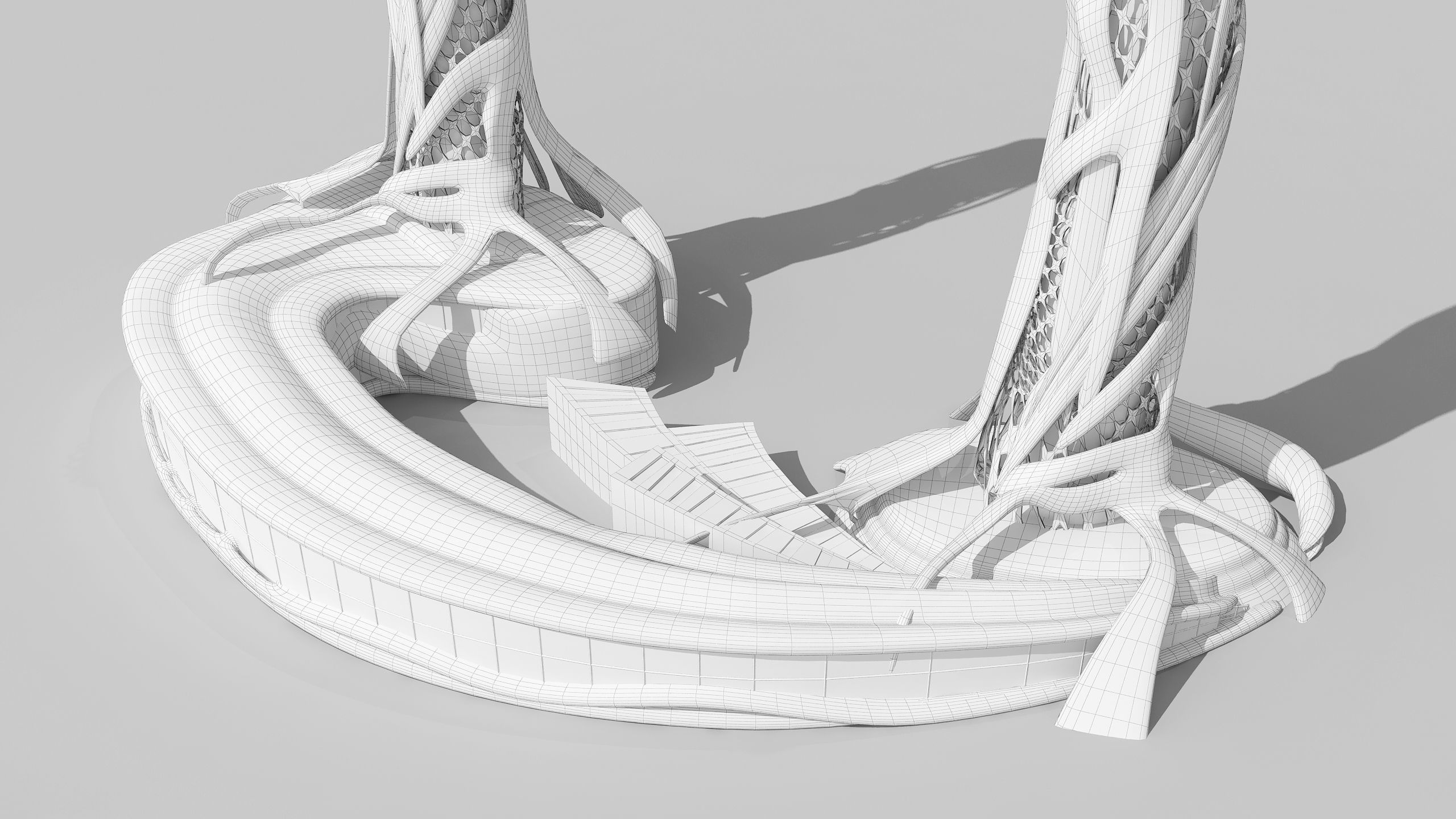 0082 - Organic Skyscraper 3D model | CGTrader