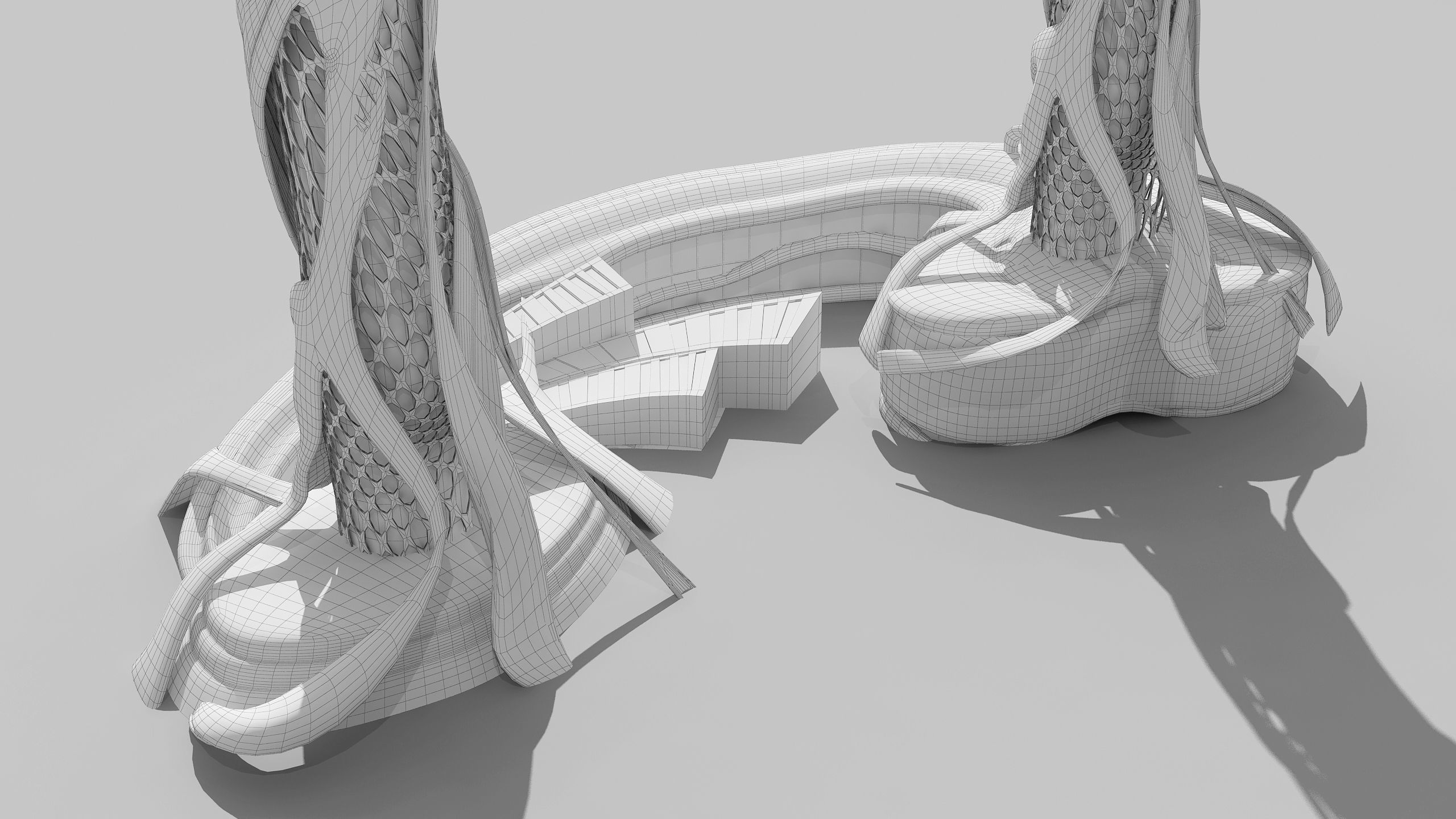 0082 - Organic Skyscraper 3D model | CGTrader