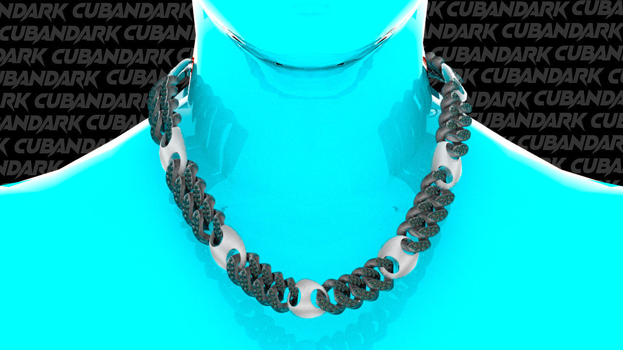 Cuban Chain Template GTA 5 3D model | CGTrader