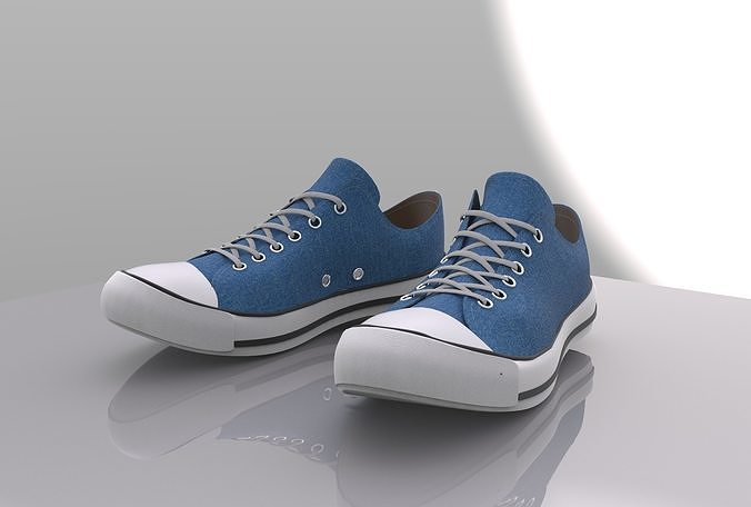 converse shoes 3D model | CGTrader