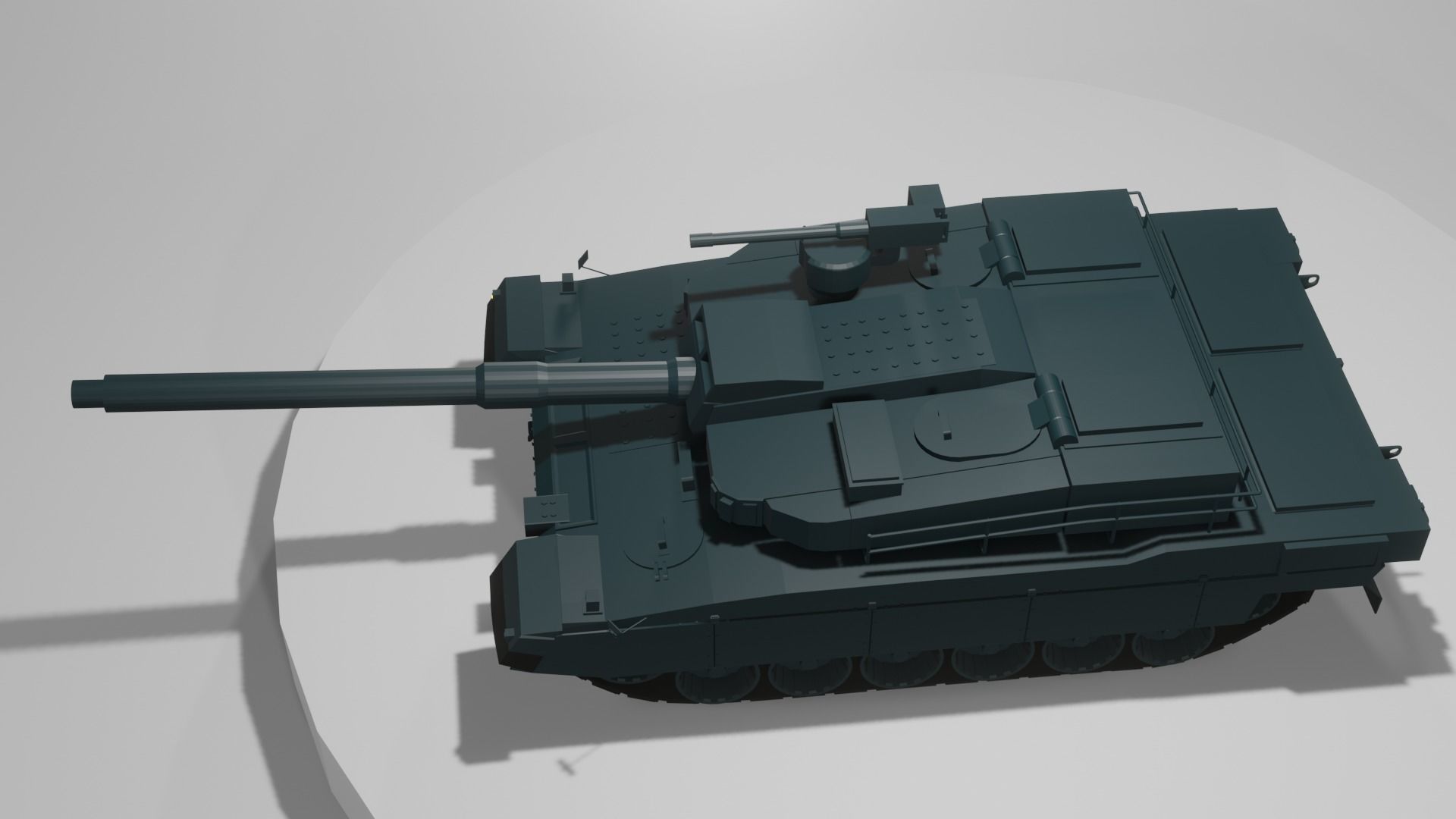 3D model K2 Black Panther Military Tank Low Poly 3d model Battle tank ...