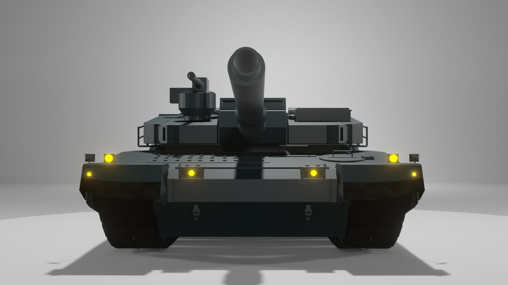 3D model K2 Black Panther Military Tank Low Poly 3d model Battle tank ...