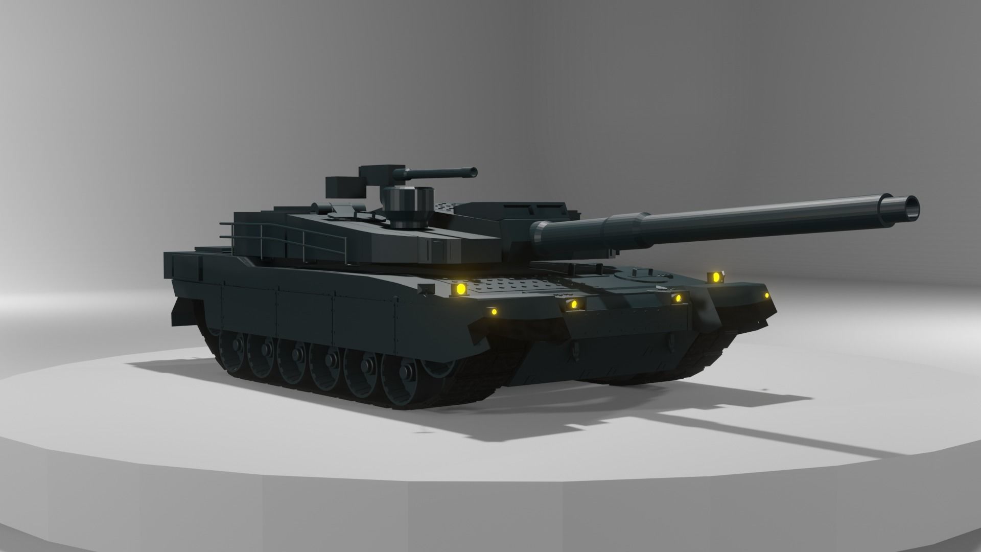 3D model K2 Black Panther Military Tank Low Poly 3d model Battle tank ...