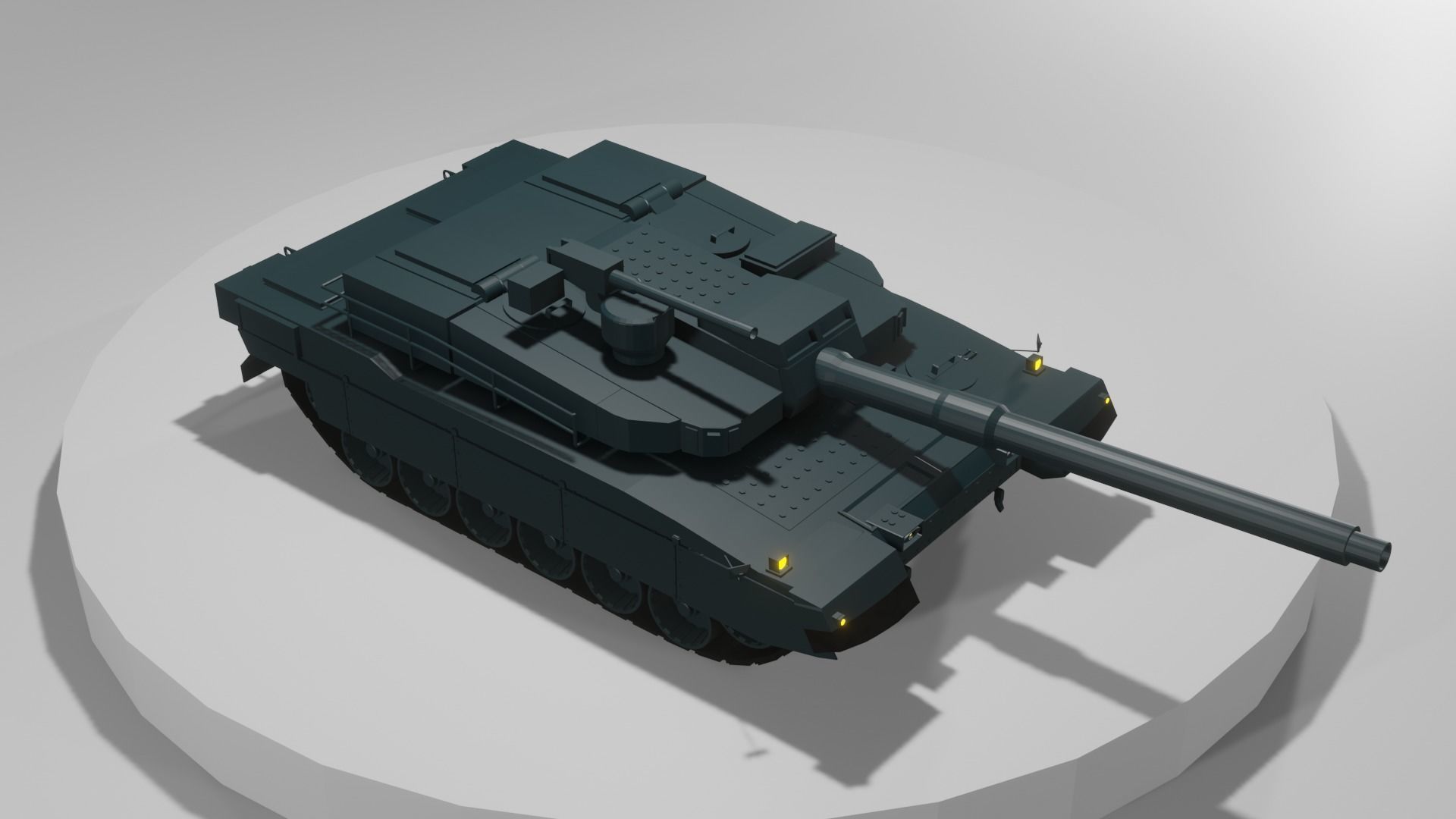 3D model K2 Black Panther Military Tank Low Poly 3d model Battle tank ...