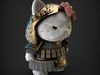 Hello Kitty samurai 3D model 3D printable | CGTrader