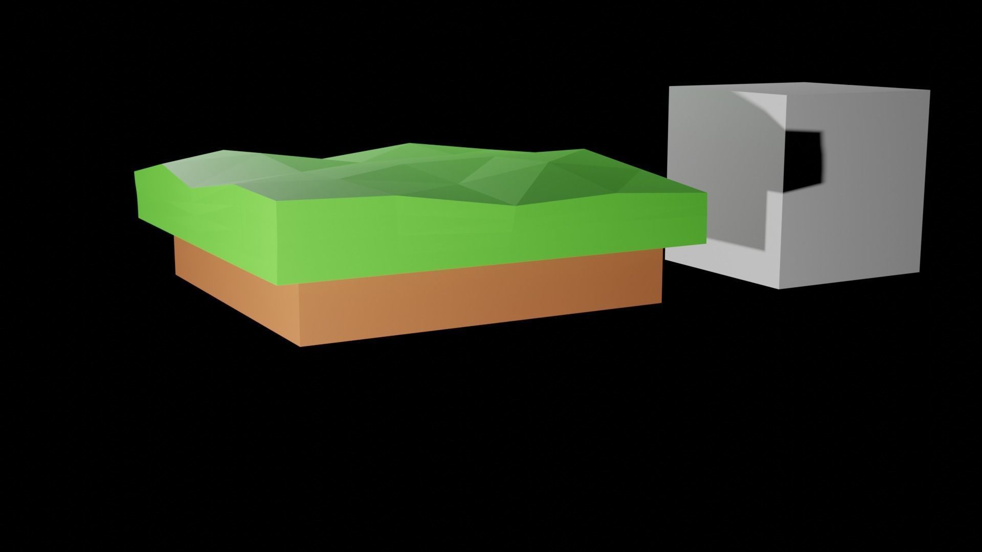 3D model low poly environment block VR / AR / low-poly | CGTrader