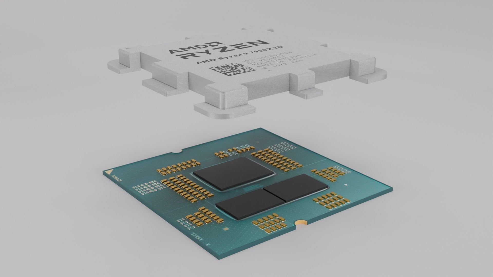 AMD Ryzen 9 7950X3D 3D model | CGTrader