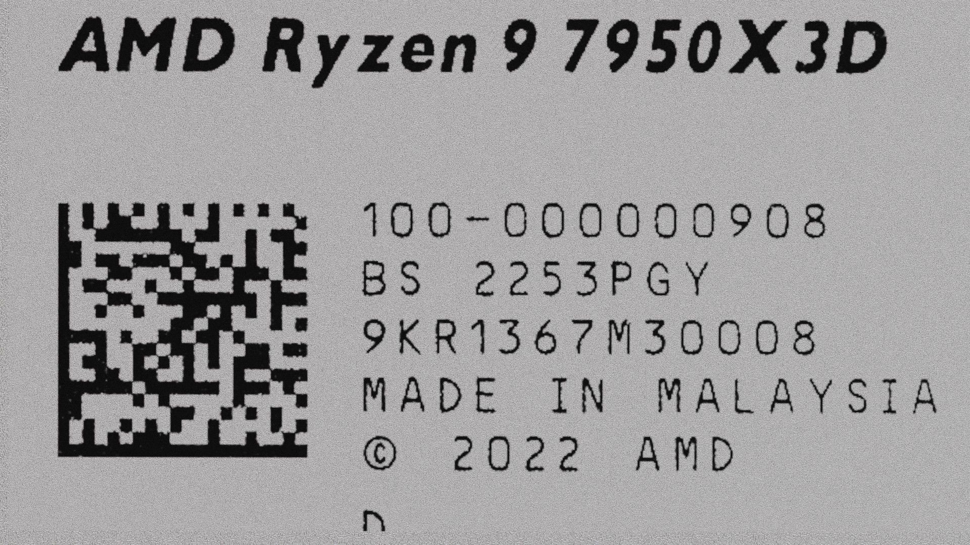 AMD Ryzen 9 7950X3D 3D model | CGTrader