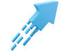 3d blue arrow icon 3D model | CGTrader