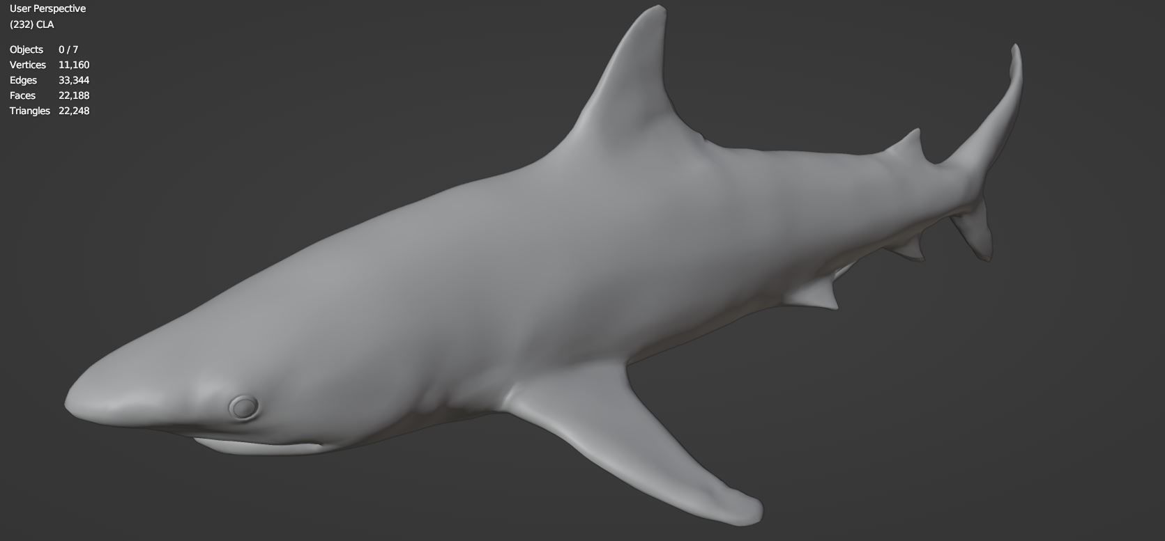 shark free 3D model | CGTrader