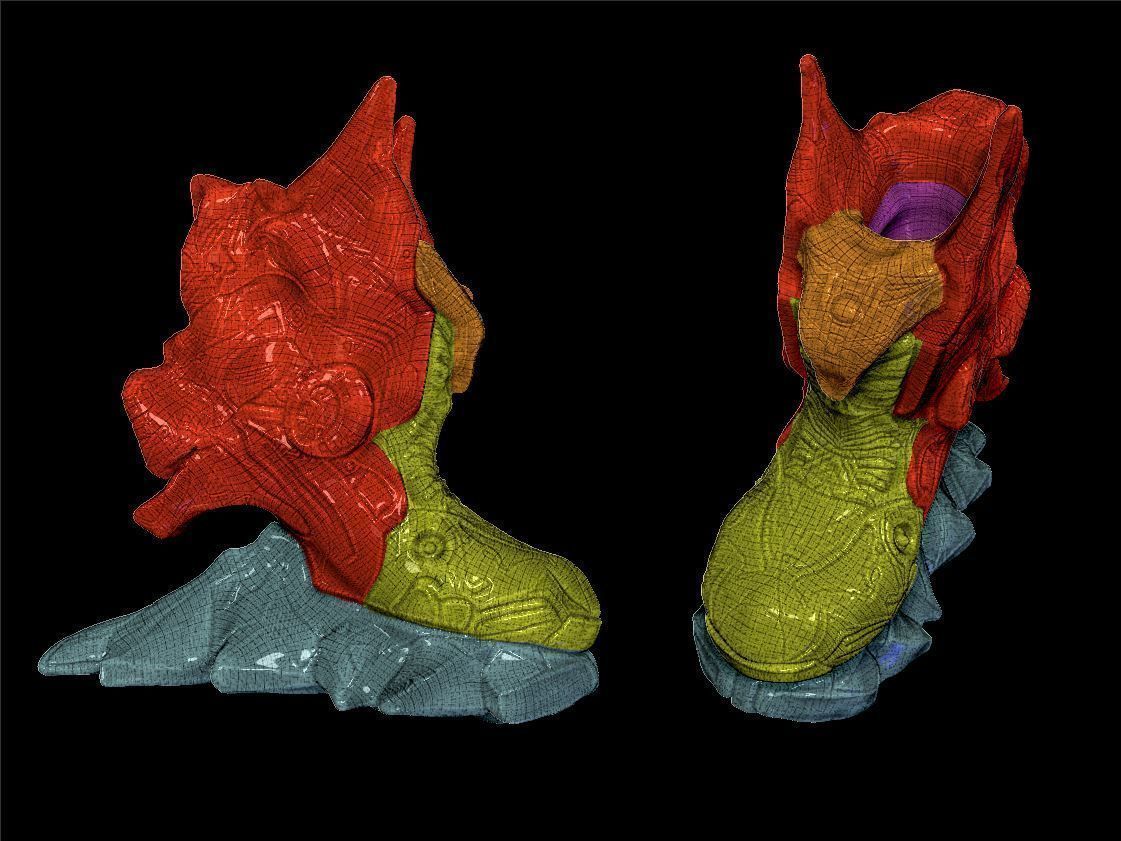 3D model Anime space shoes VR / AR / low-poly | CGTrader