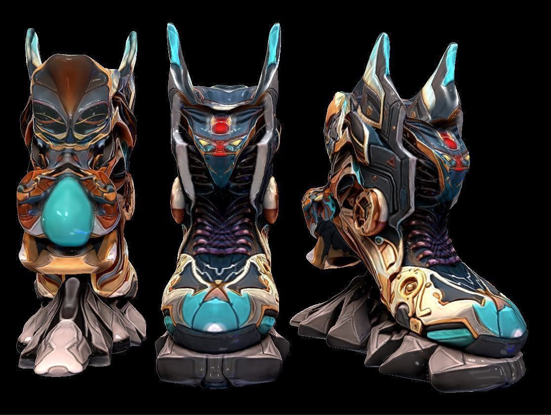3D model Anime space shoes VR / AR / low-poly | CGTrader