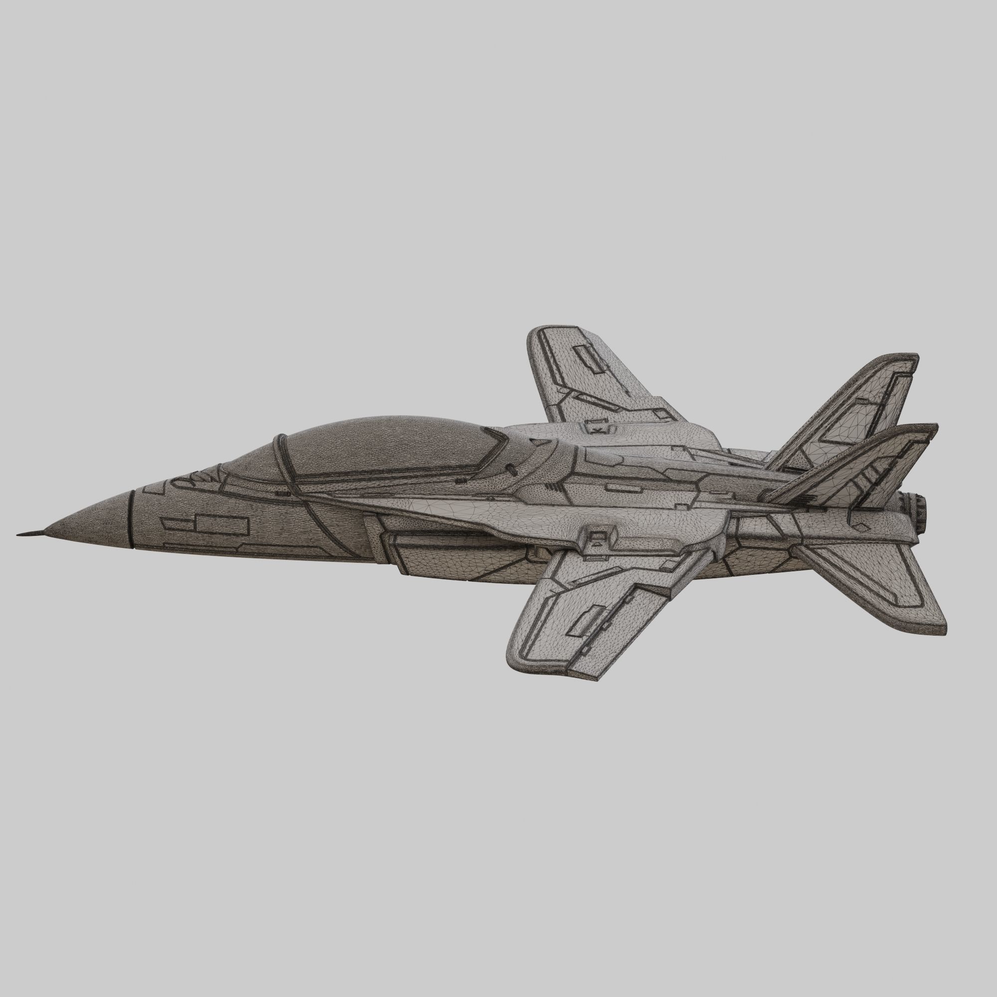 3D Printable Fighter Jet Plane 3D model 3D printable | CGTrader