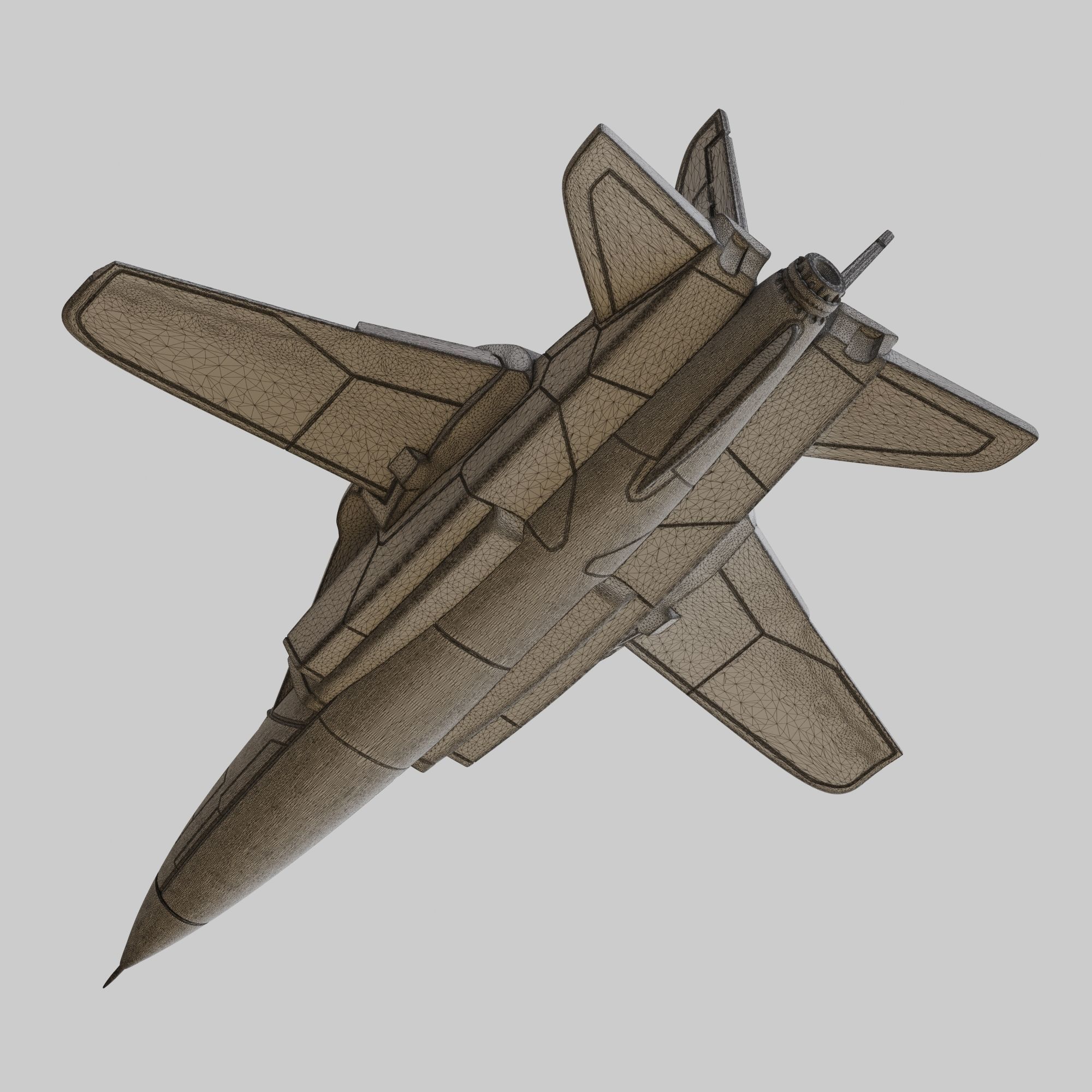 3D Printable Fighter Jet Plane 3D model 3D printable | CGTrader