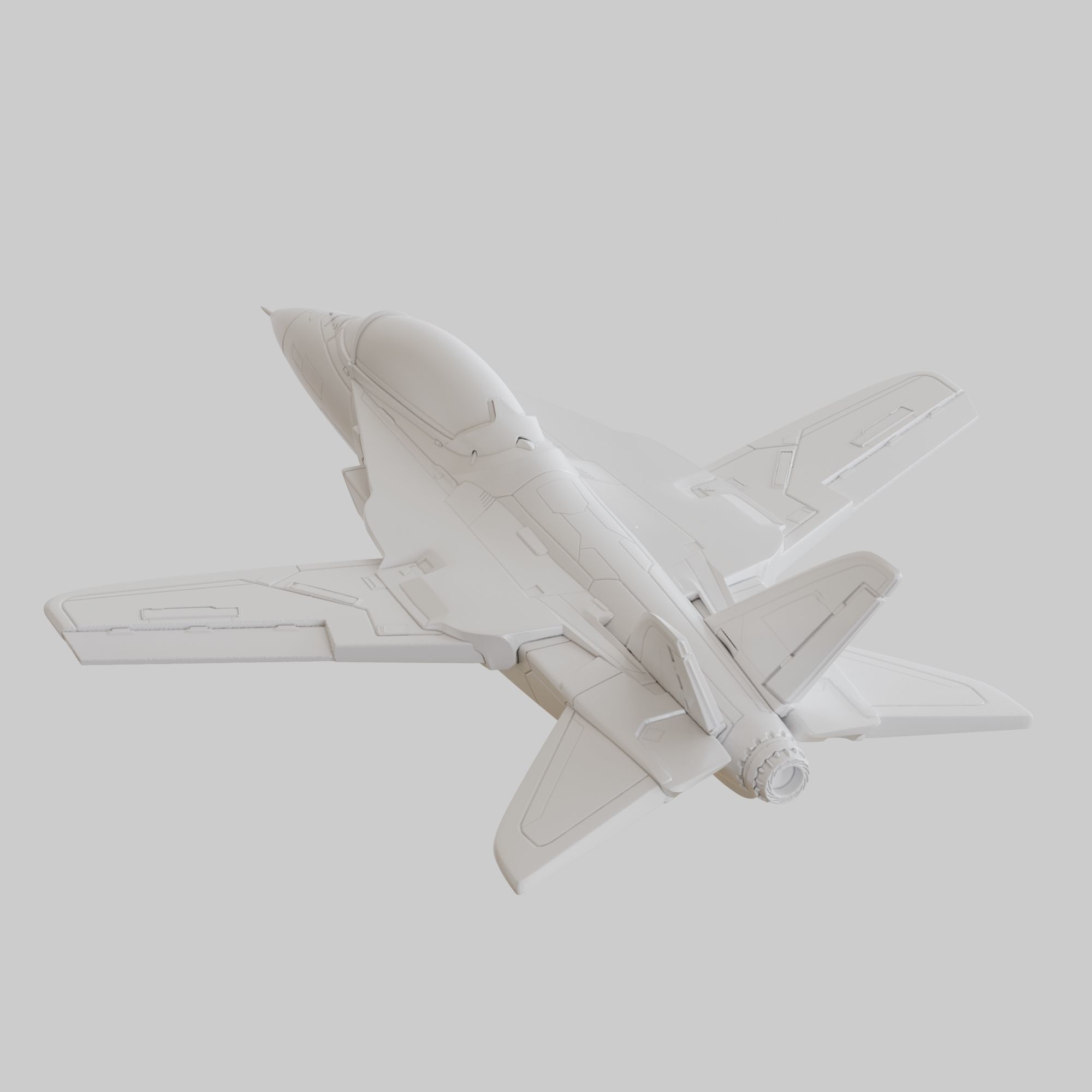 3D Printable Fighter Jet Plane 3D model 3D printable | CGTrader