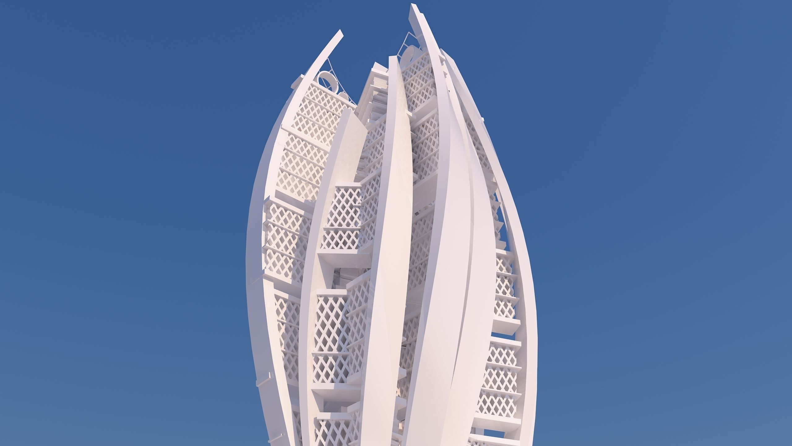 0085 - Organic Skyscraper 3D model | CGTrader