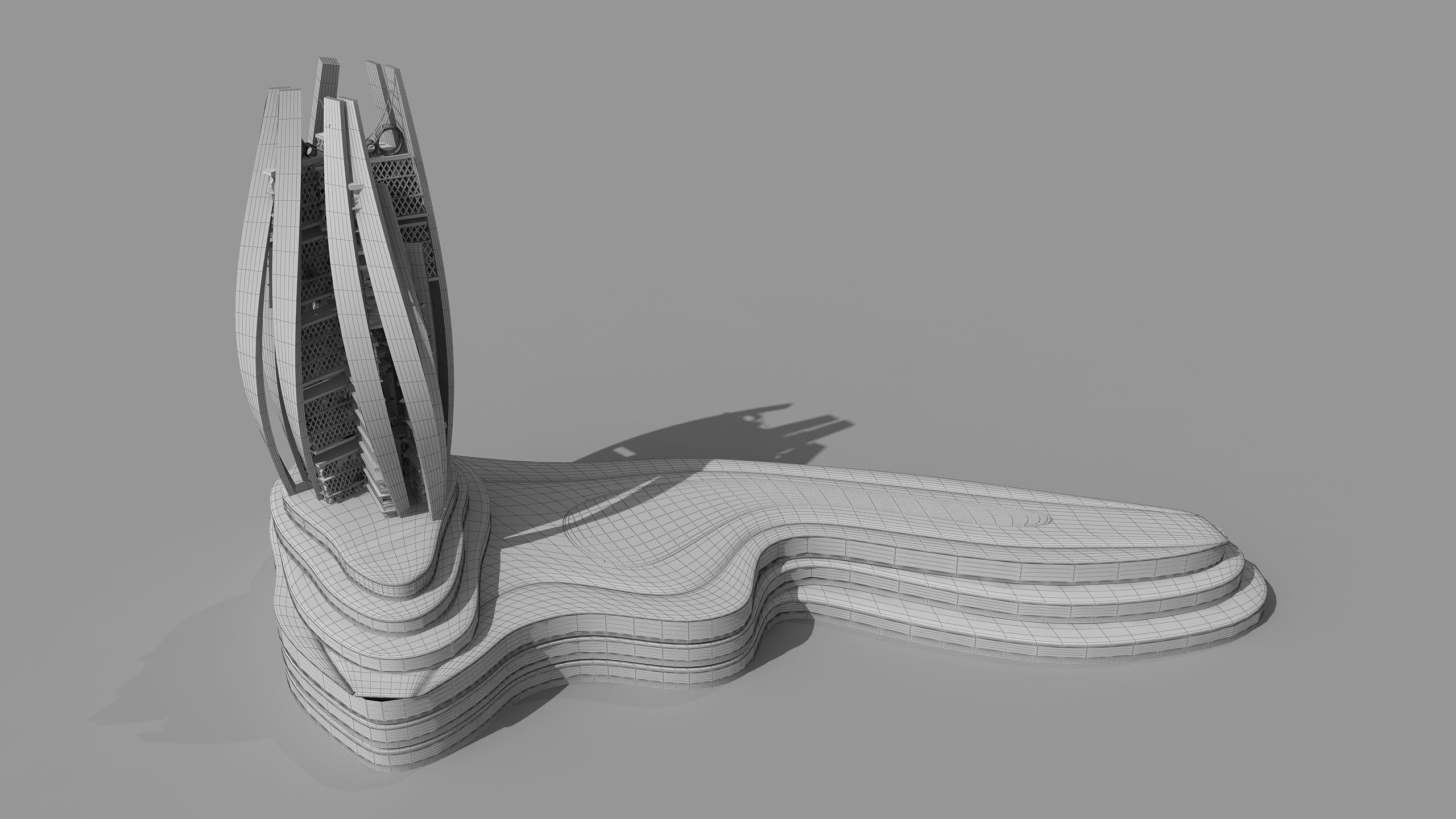 0085 - Organic Skyscraper 3D model | CGTrader